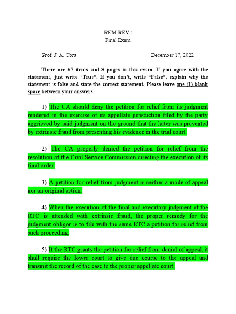 Rem Rev 1 PDF | PDF