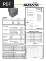 Quanta 12V-65Ah Data Sheet | PDF