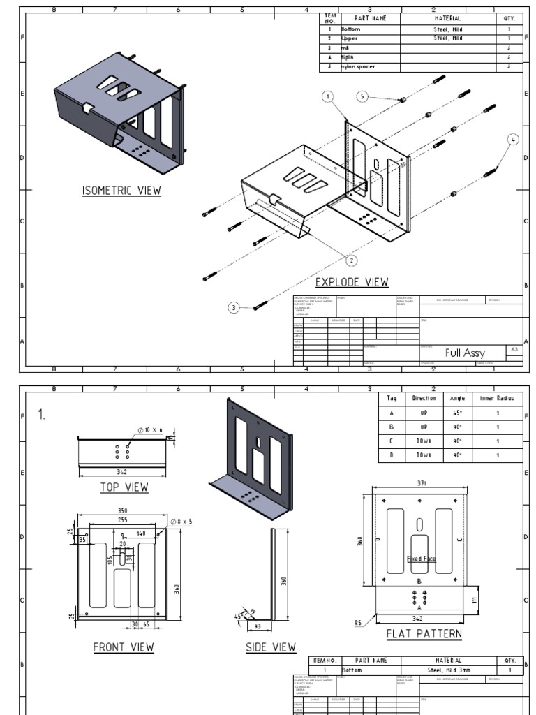 Wallmount Drawing New PDF | PDF