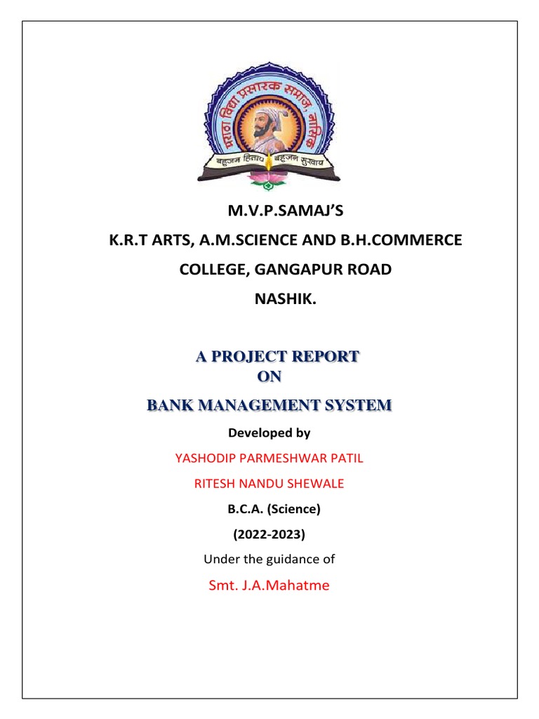 Bank Mangament System | PDF | Online Banking | Banks & Banking