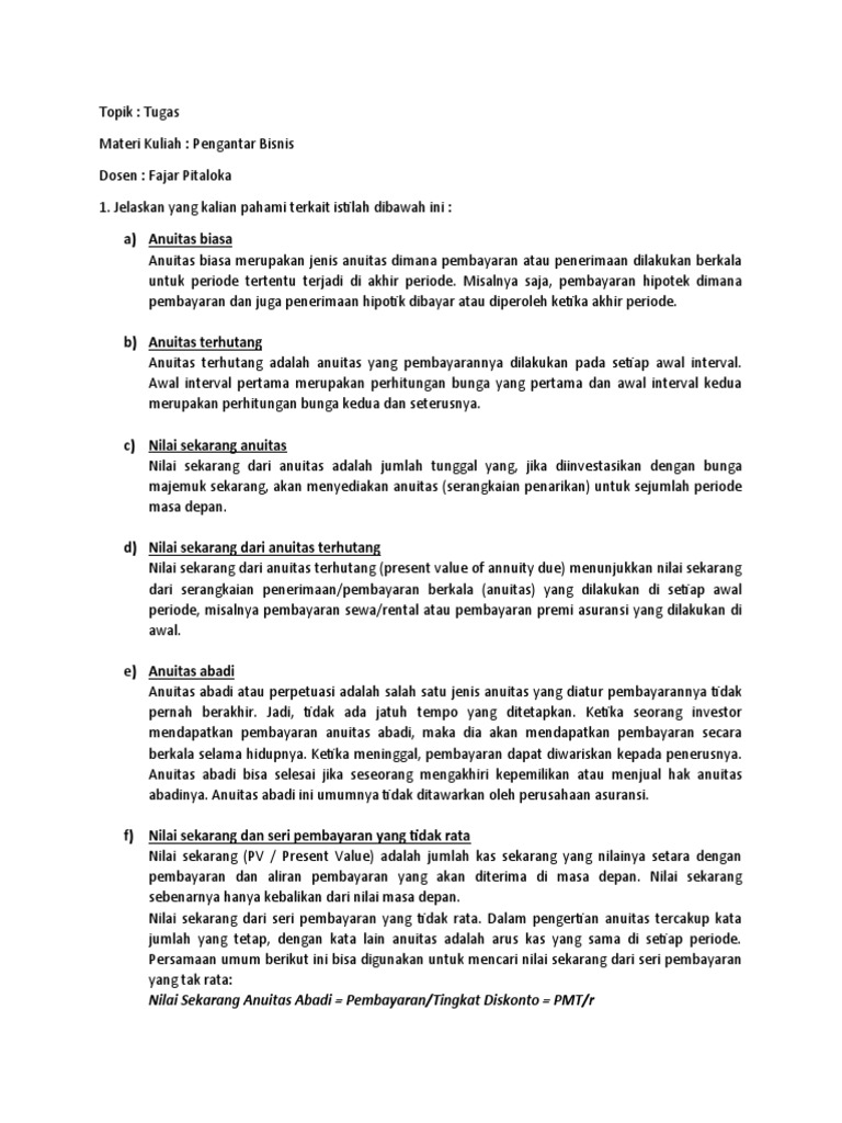 Pengantar Bisnis | PDF | Pengelolaan Keuangan & Uang | Hukum