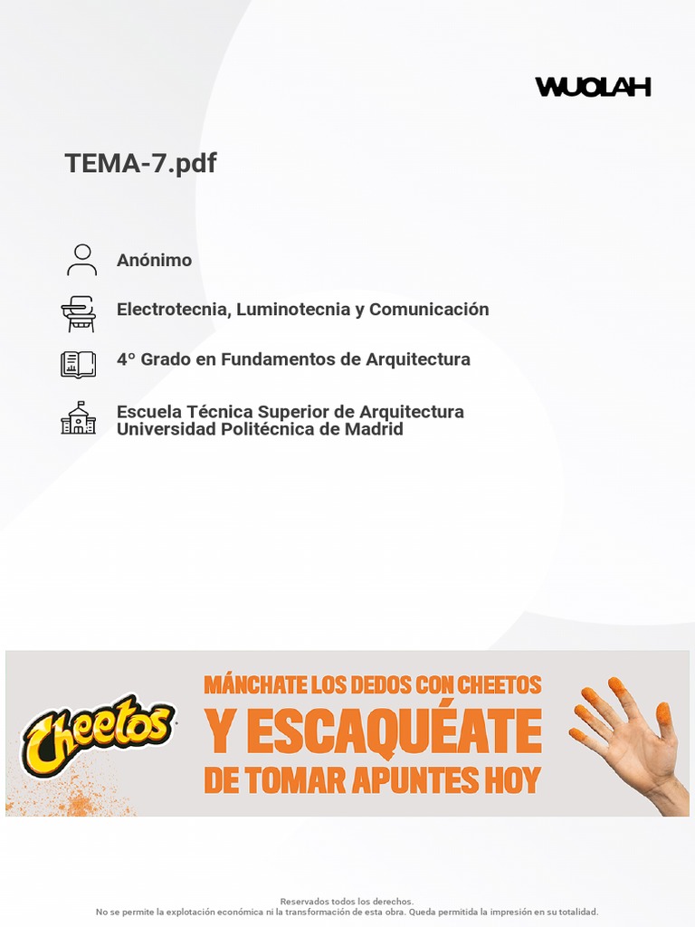 Wuolah Free TEMA 7 PDF | PDF