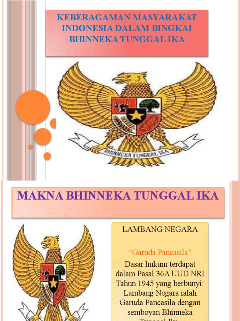 BAB 4 BAGIAN A MAKNA BHINNEKA TUNGGAL IKA.pptx | PDF