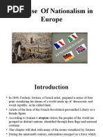 The Rise of Nationalism in Europe Class 10 Final | PDF | Balkans | Kingdom Of Prussia