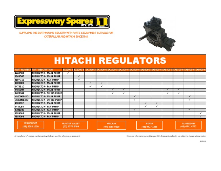 Hitachi Regulators PDF | PDF