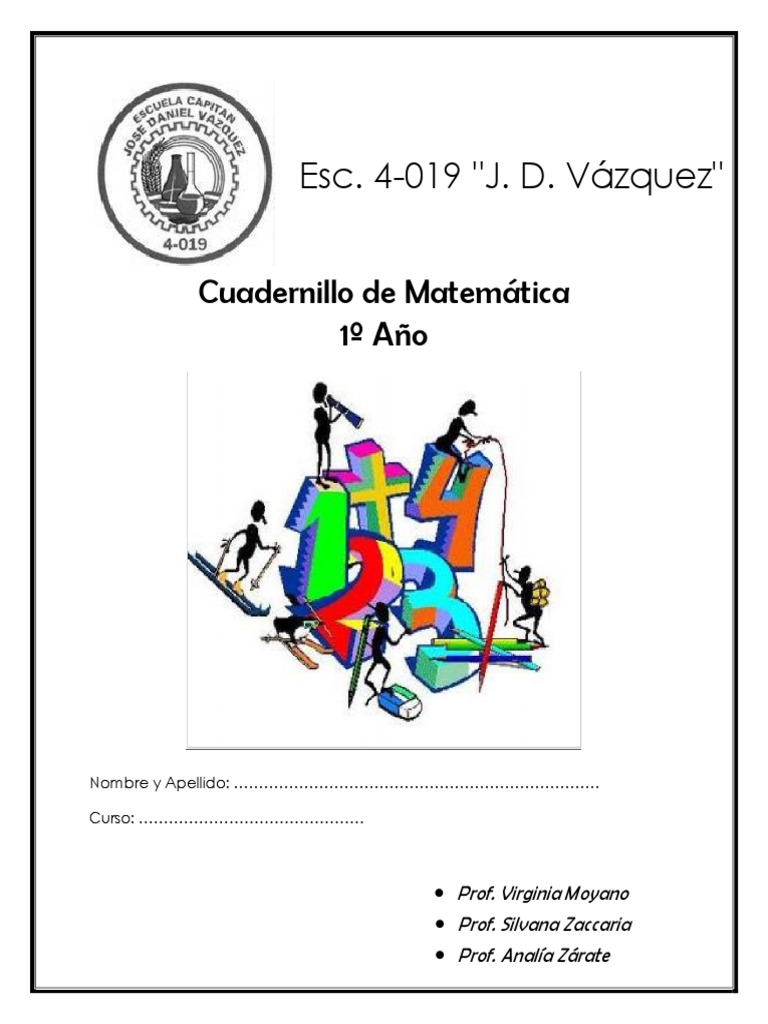 CUADERNILLO MATEMATICA PRIMER AÑO (Parte 1) PDF | PDF