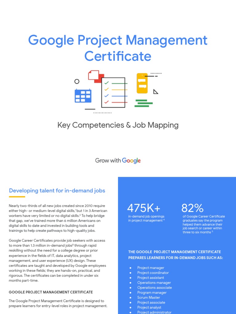 Project Management - Key Competencies & Job Mapping PDF | PDF | Scrum ...