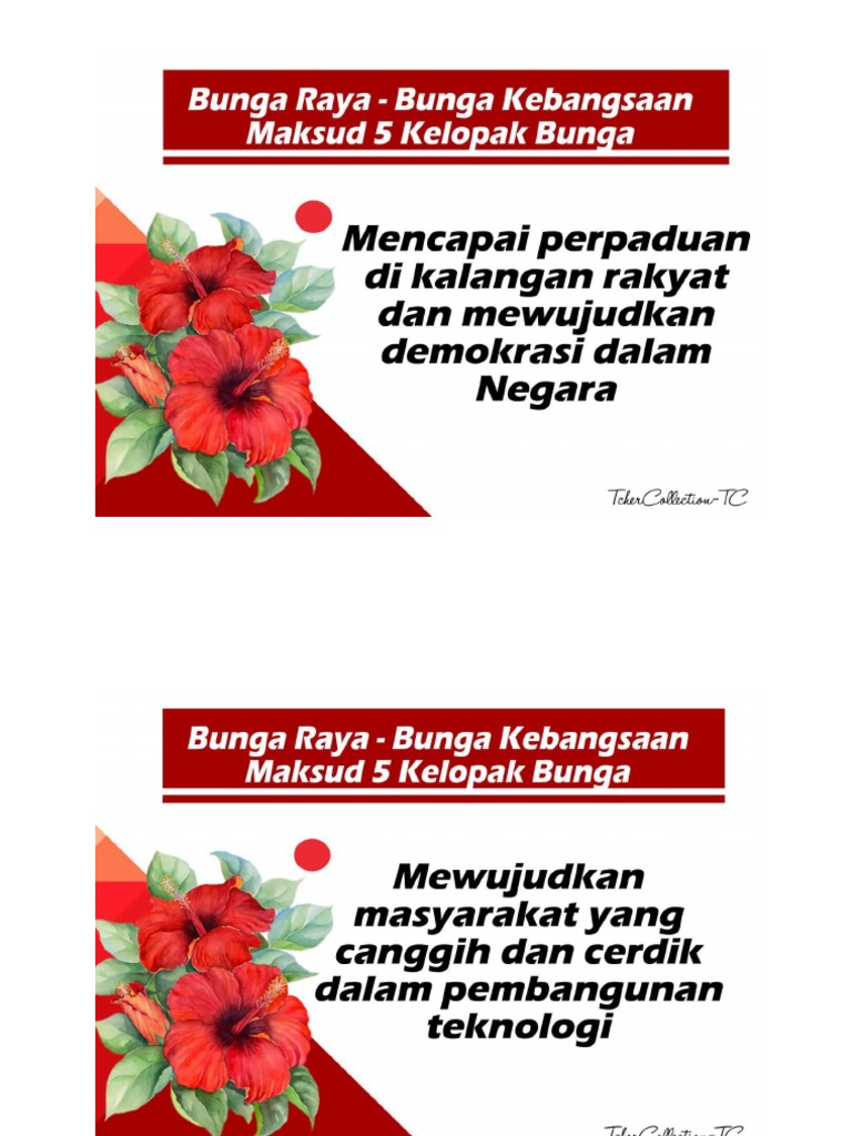 Maksud Bunga Raya | PDF
