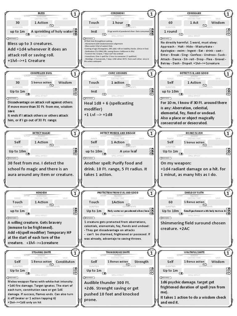 456029-Paladin Spells lvl1 | PDF