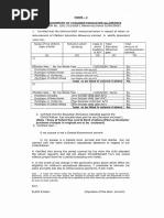 Student Self-Declaration for Taruner Swapna | PDF