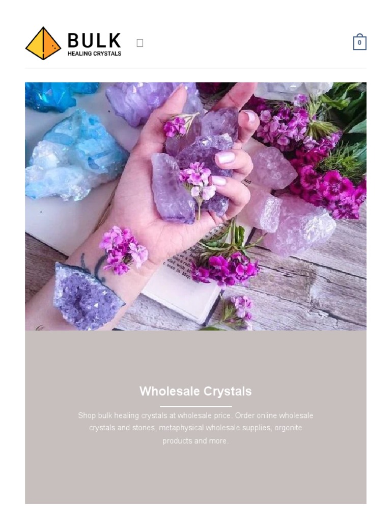 Bulk Healing Crystals PDF | PDF