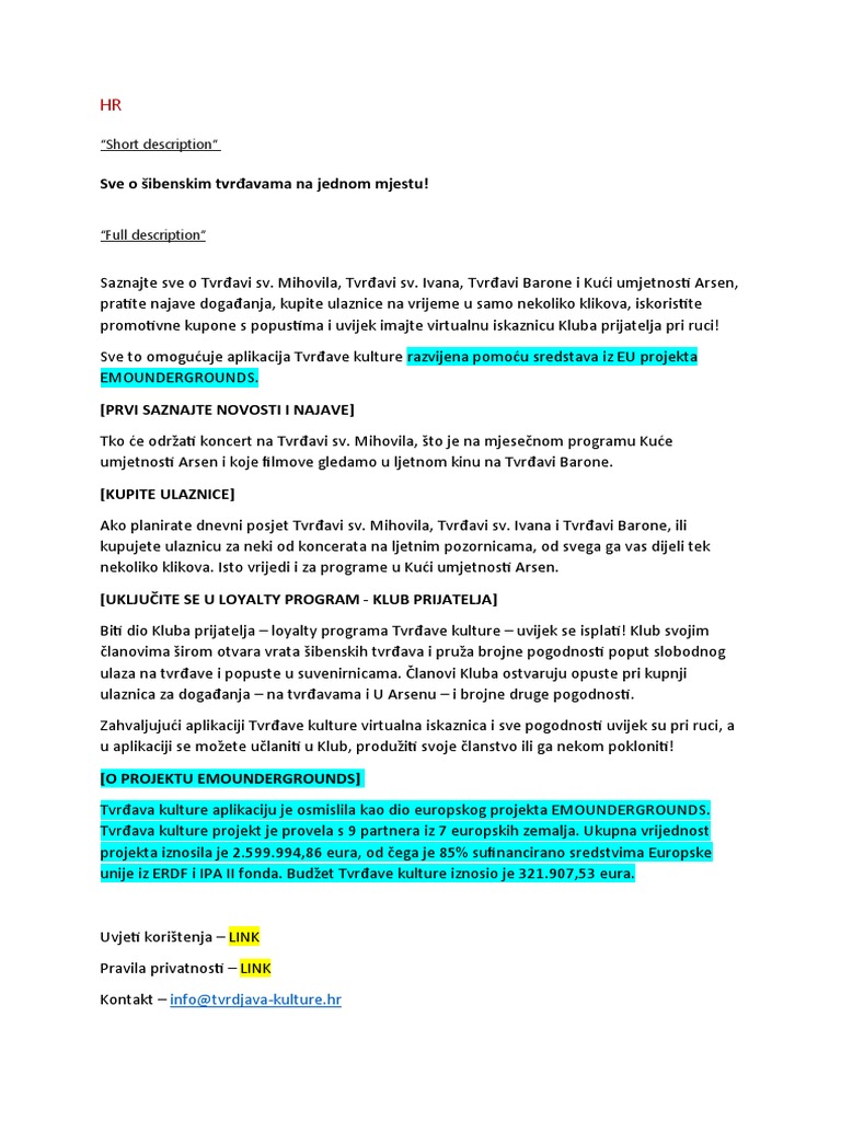 App Store Opisi | PDF