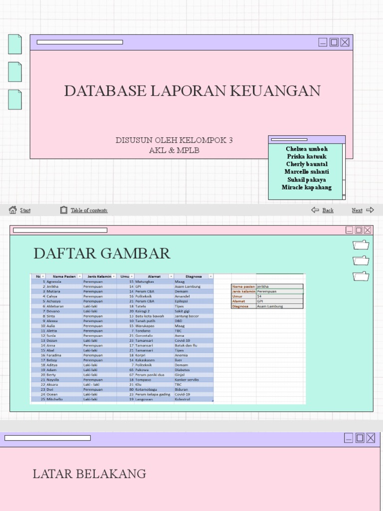 Database Laporan Keuangan | PDF