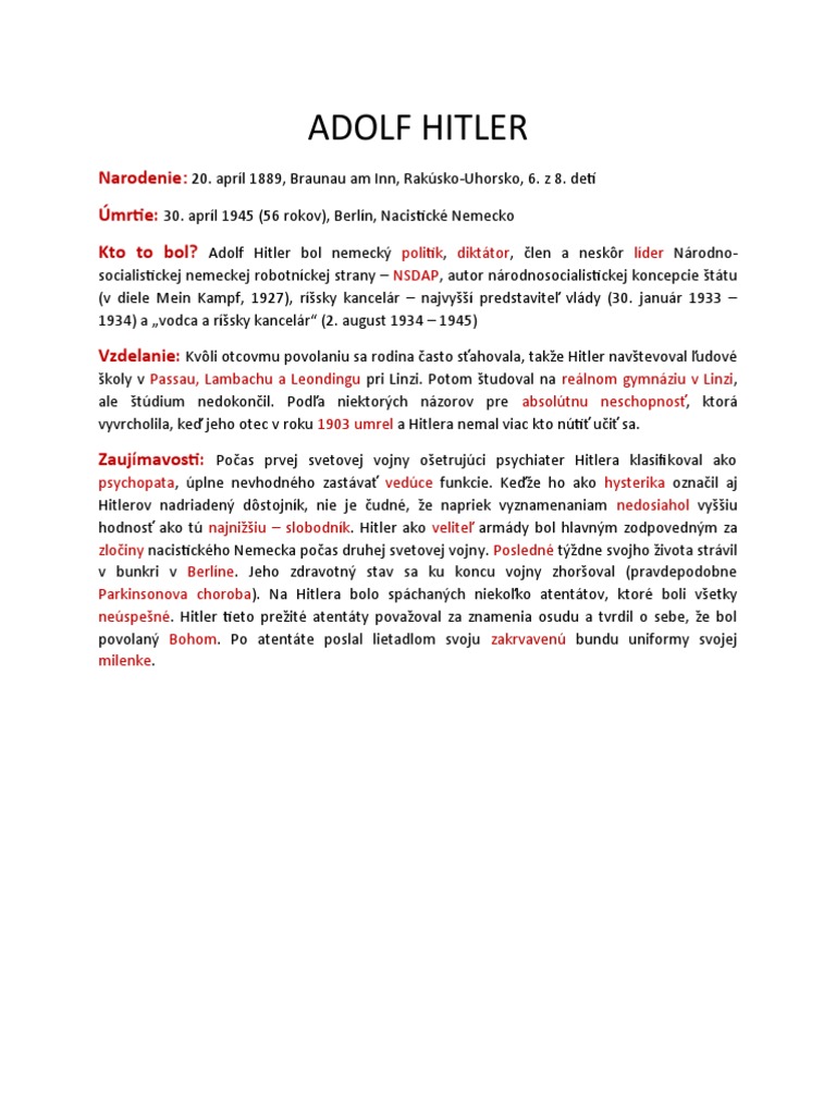 adolf hitler-referat.docx | PDF