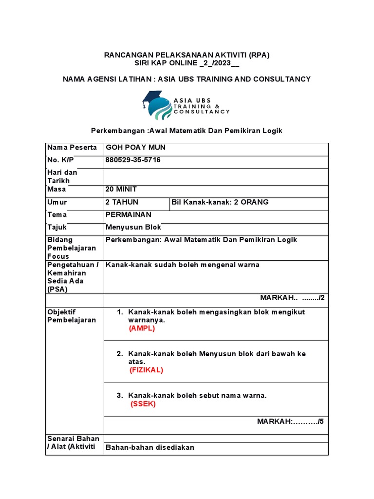 Individu (Rpa) Ampl | PDF