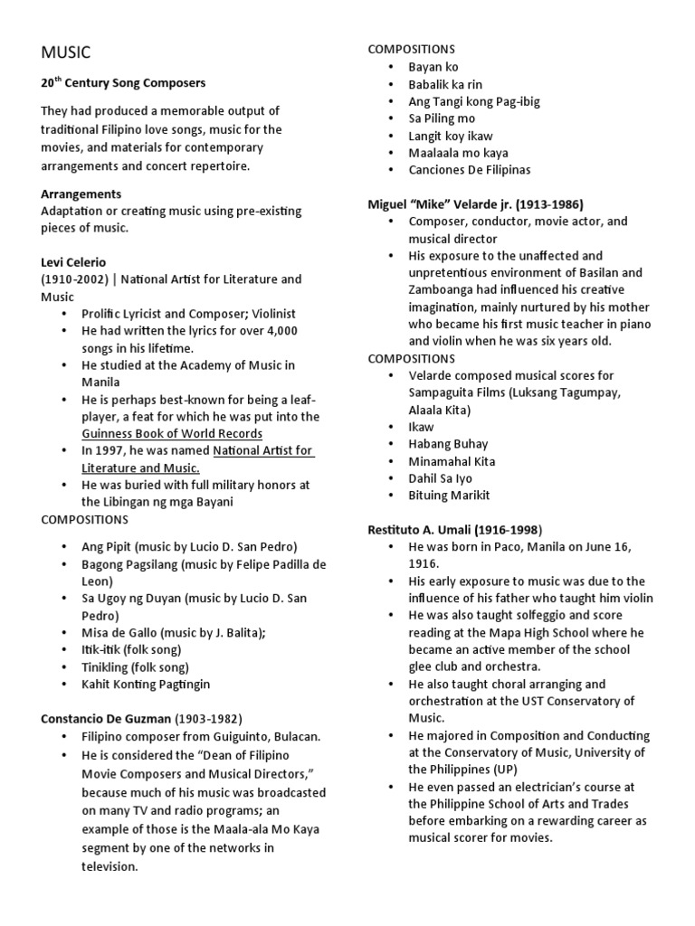 Mapeh Q3 Reviewer | PDF