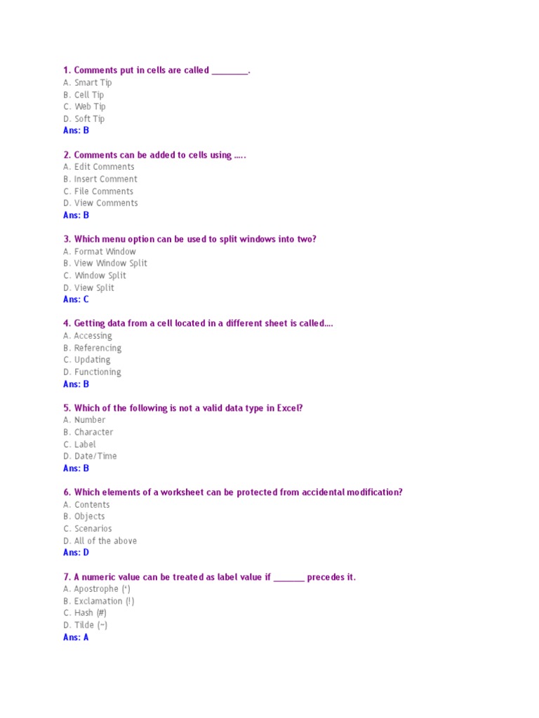 Excel 2007 Practice Exercises Pdf