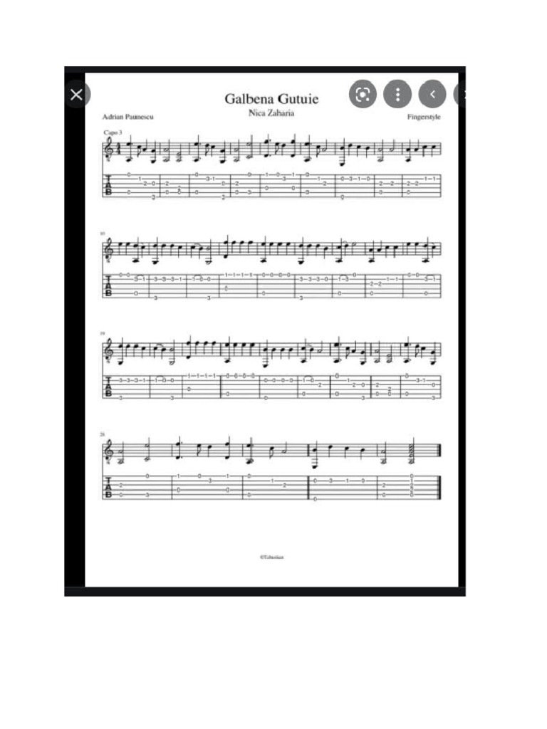 Galbena Gutuie Chitara | PDF