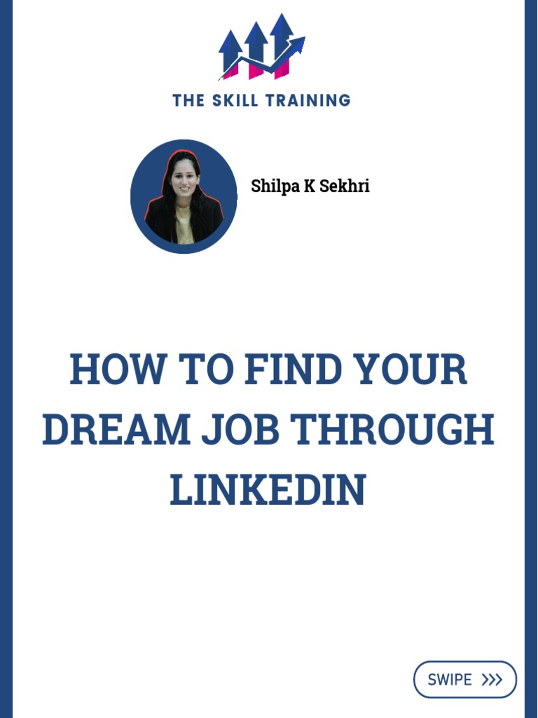 How To Find Your Dream Job Through LinkedIn 1682334895 PDF | PDF
