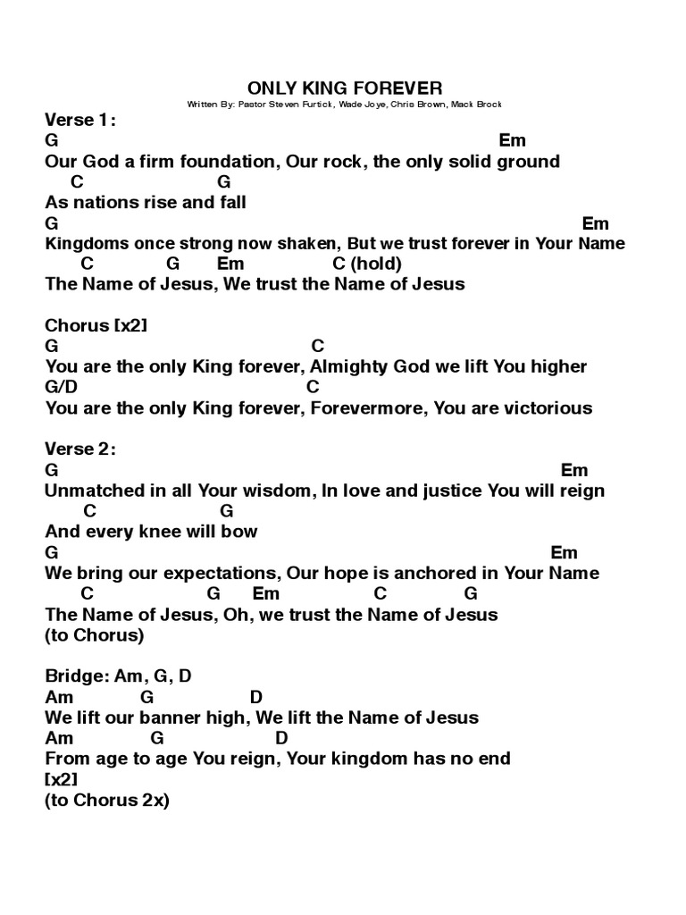 Only King Forever | PDF