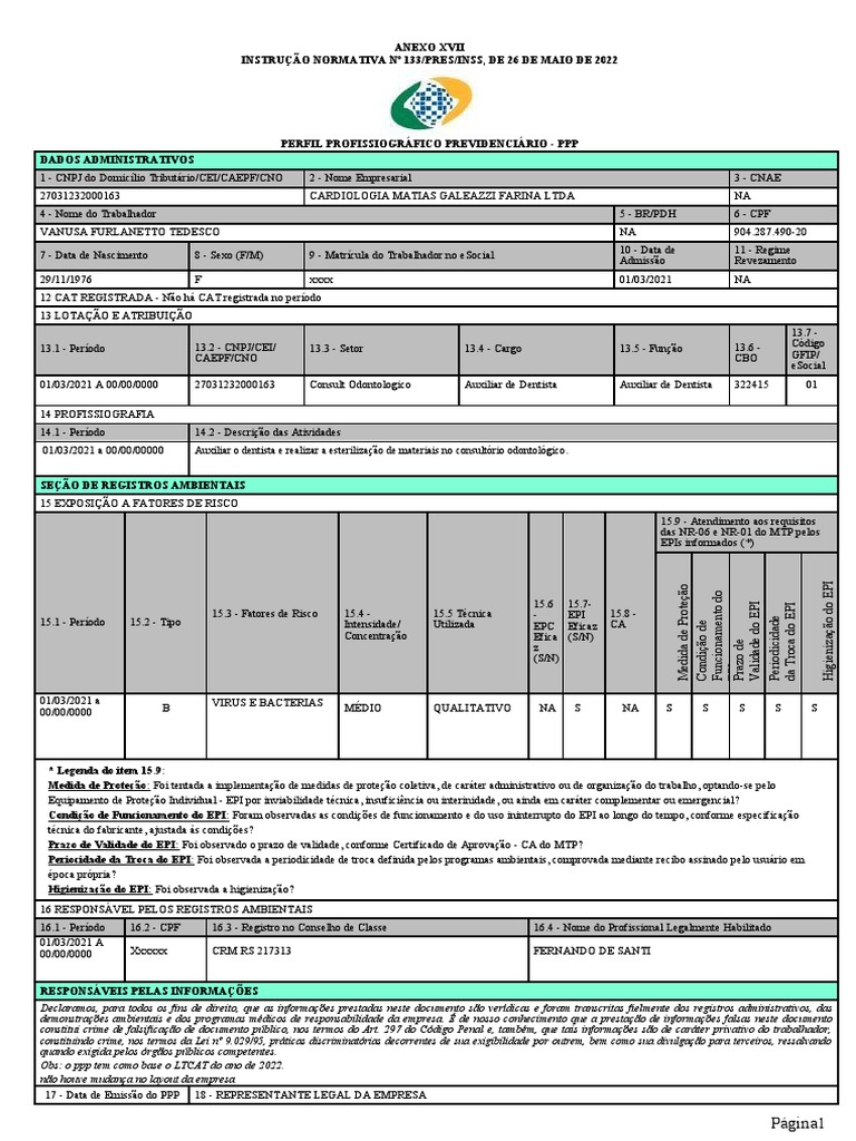 PPP Modelo Novo 2022 | PDF