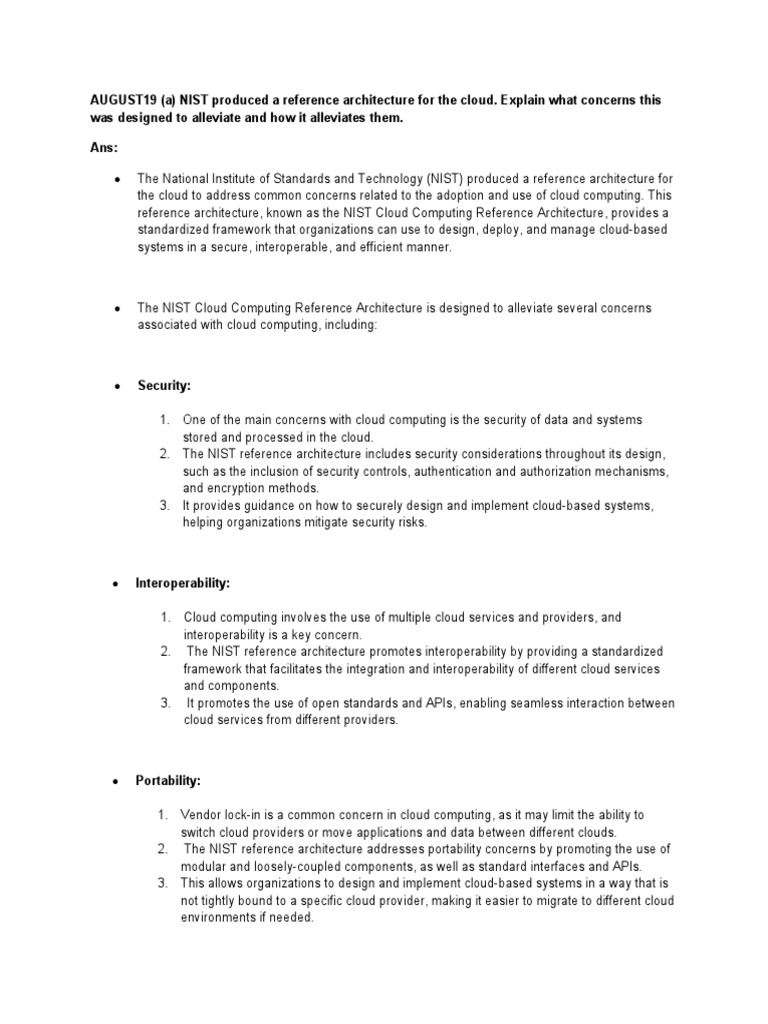 Cloud Computing Reference Architecture | PDF | Cloud Computing | Service Level Agreement