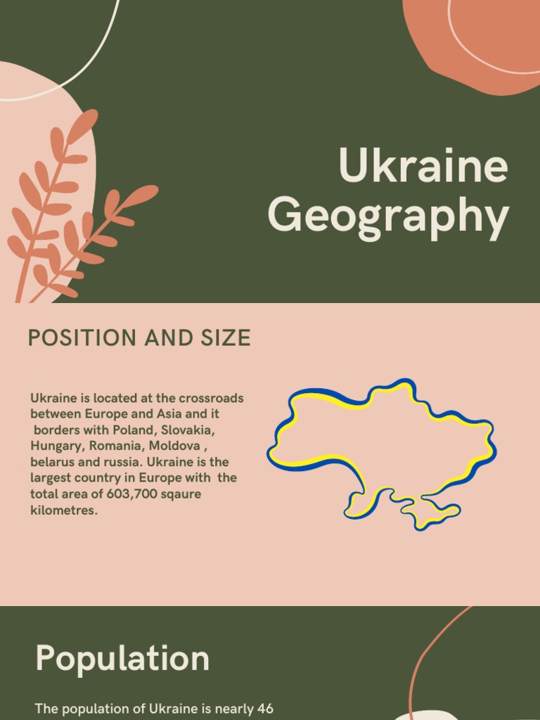 Ukraine: Geography, Population, and Climate | PDF
