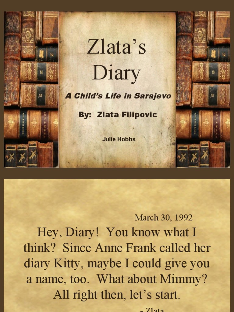 Zlata's Diary: A Child's War Tale | PDF
