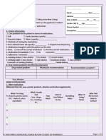 Patient Own Medication Assessment Form | PDF