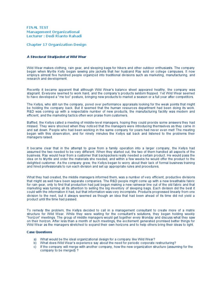 Final Test Fase 1 | PDF | Employment