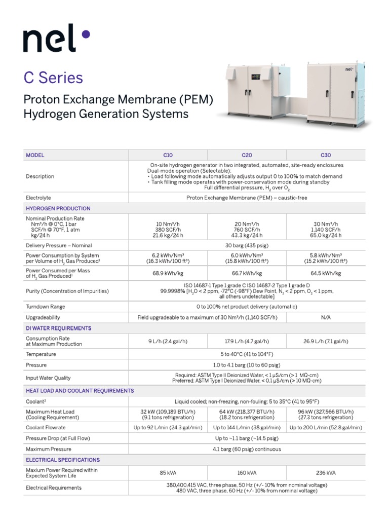 C Series Spec Sheet Rev H | PDF