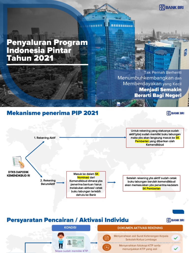 Penyaluran PIP 2021 (Internal Only) | PDF