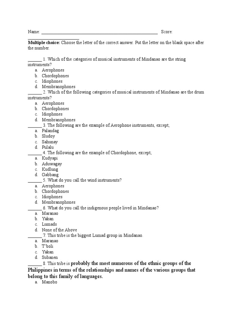 Thrid Grading Exam For Grade 7 Pdf