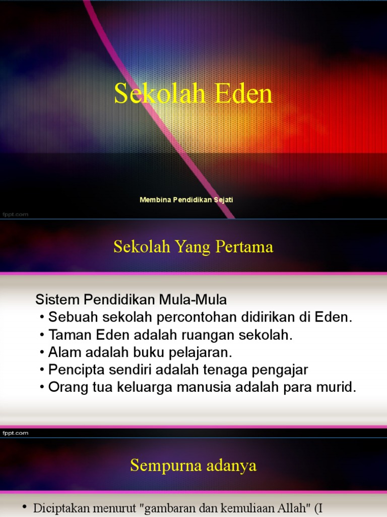 BAB 2 - Sekolah Eden | PDF