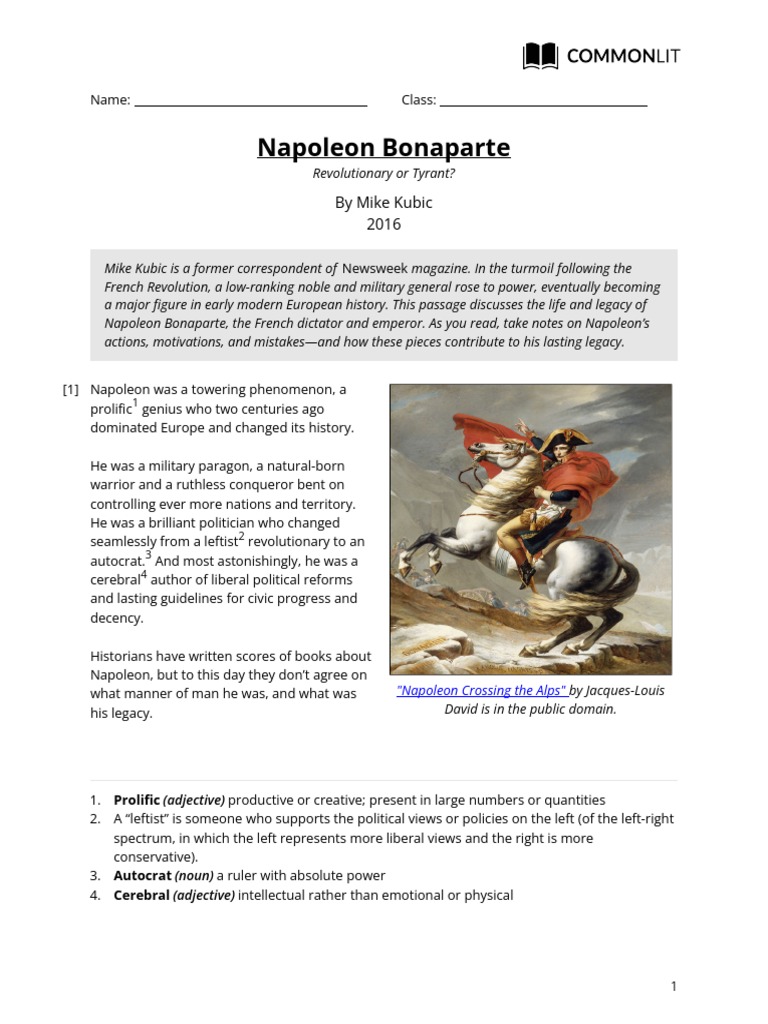 Napoleon Bonaparte.1 PDF | PDF