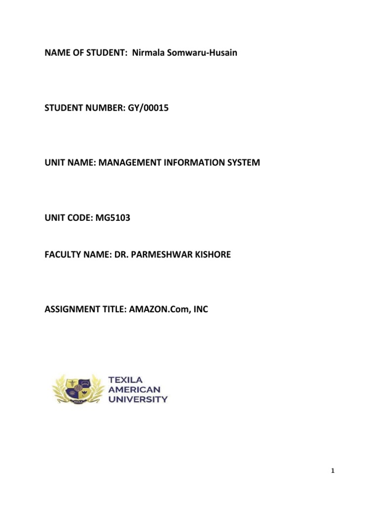 CASE STUDY MIS New | PDF