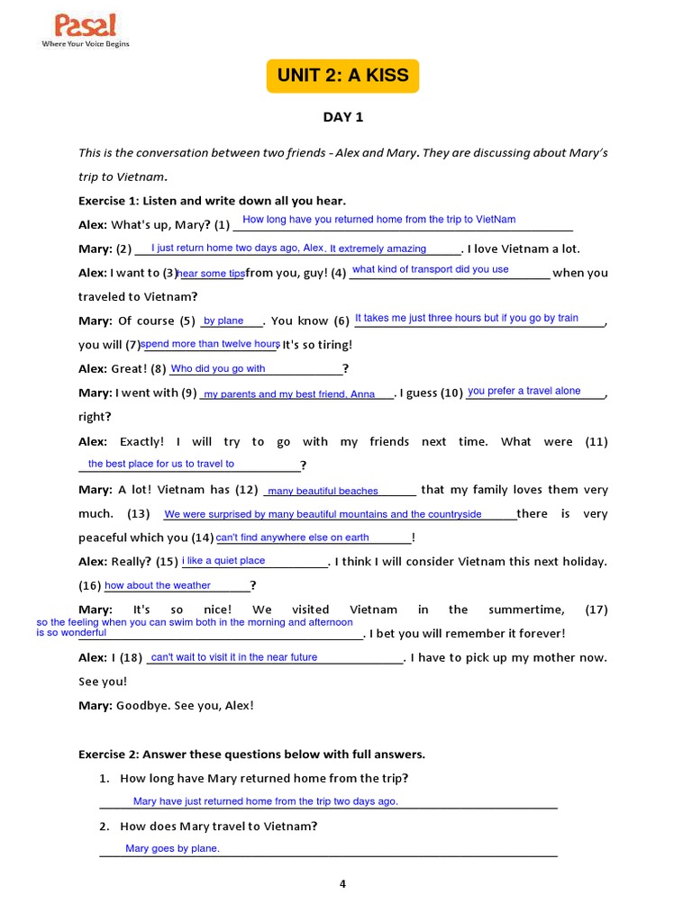 Workbook - Unit 2 PDF | PDF