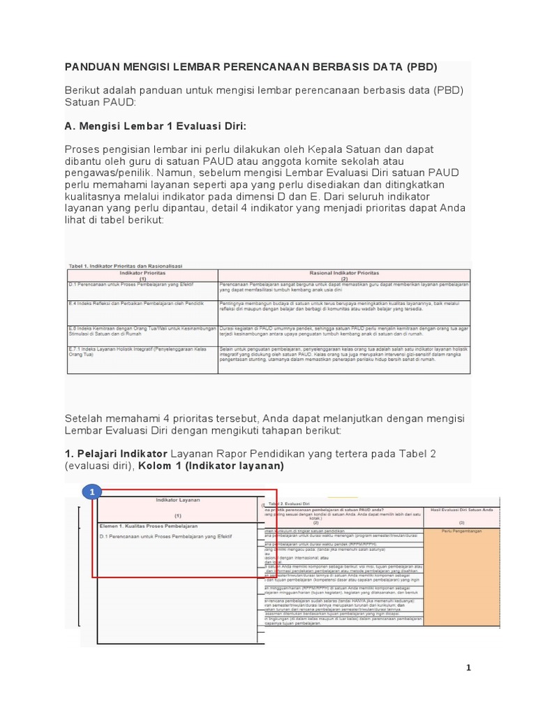 OPTIMALKAN PANDUAN PBD | PDF