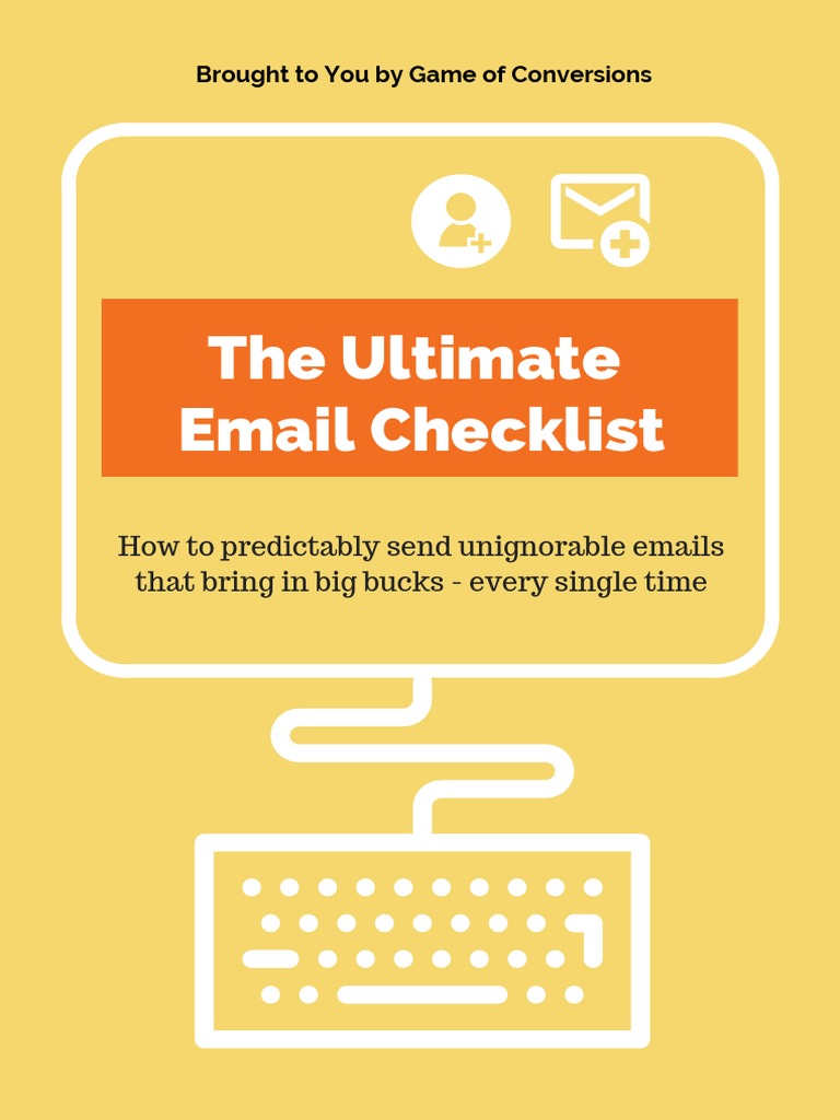 The Ultimate Email Checklist PDF | PDF