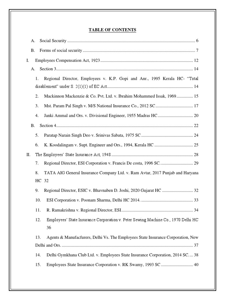 Labour Law Notes PDF | PDF