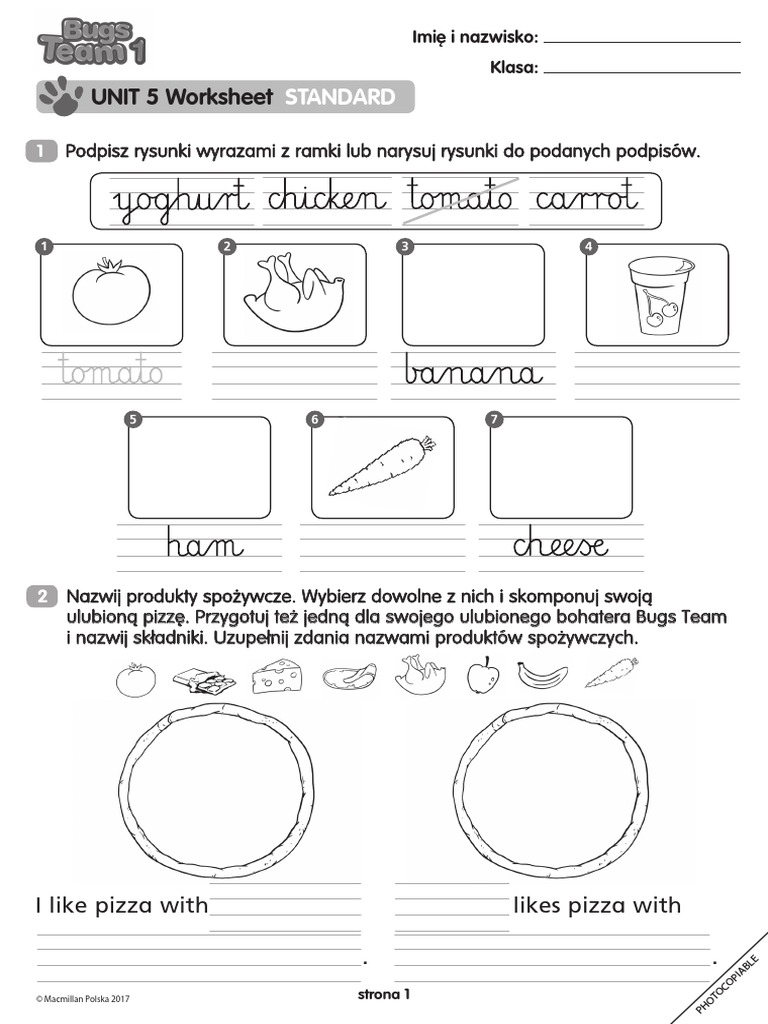 Unit 5 - Sprawdzian PDF | PDF