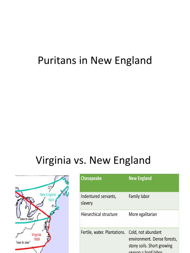 Puritans in New England Plymouth and Massachuetts (2020).pptx | PDF