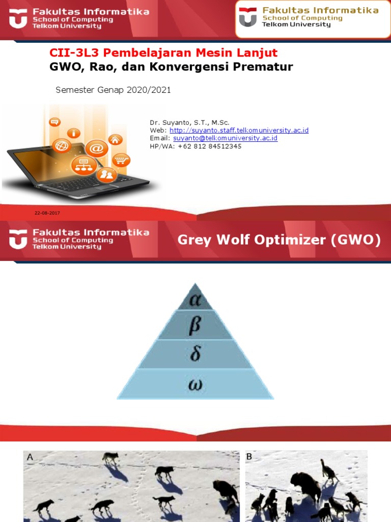 CII-3L3 Pembelajaran Mesin Lanjut Pokok Bahasan 03-FSV | PDF