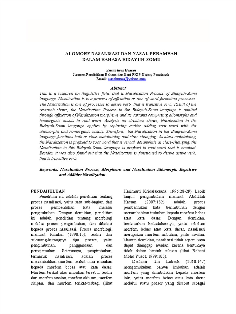 Morf Alomorf PDF | PDF