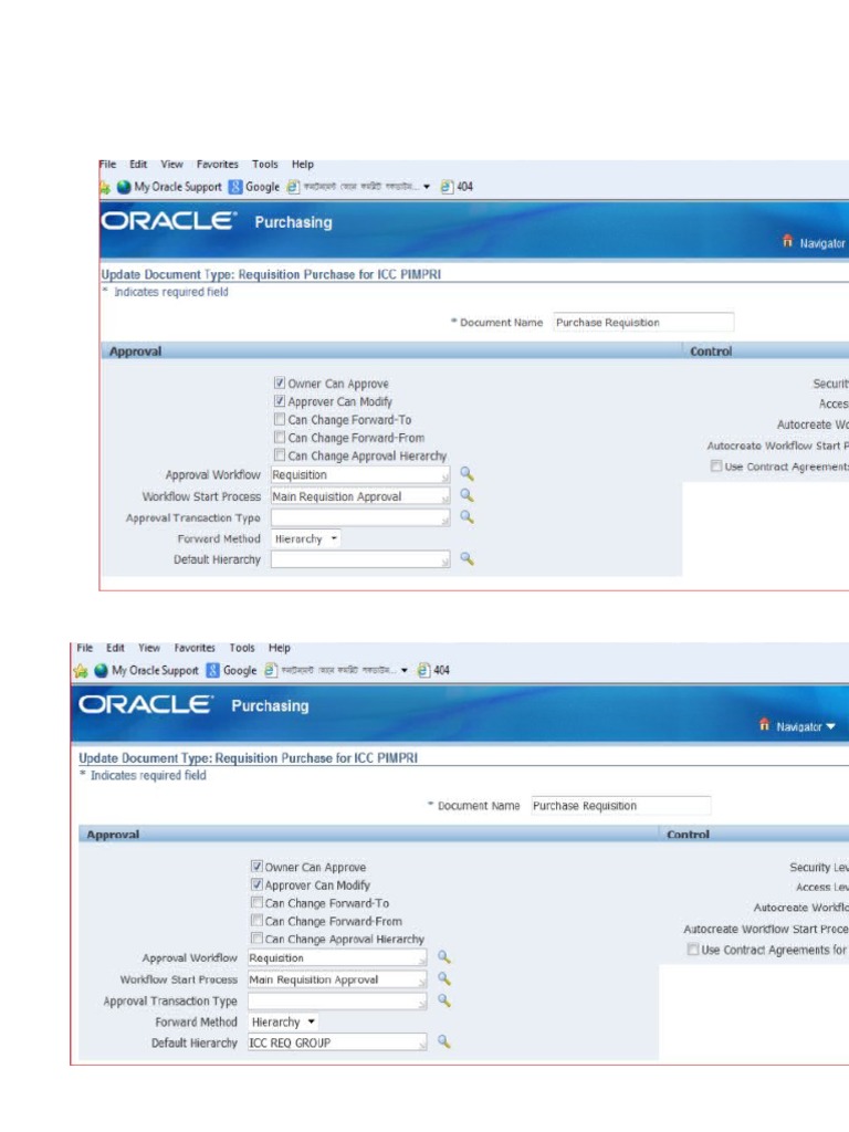 oracle Position Hierarchy.xlsx | PDF