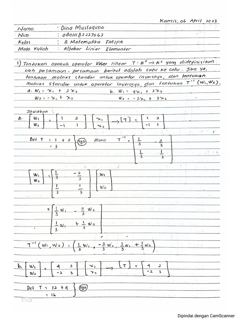 Dina Mustaqima (Tugas Alin) PDF | PDF