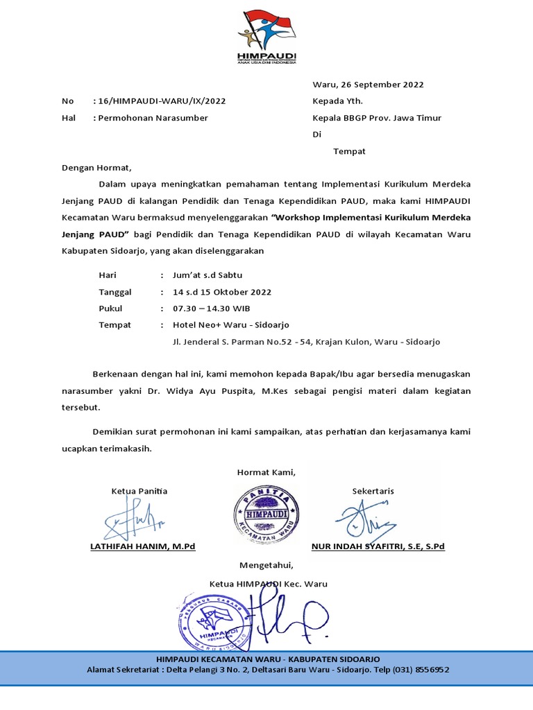 Permohonan Narsum Ikm | PDF