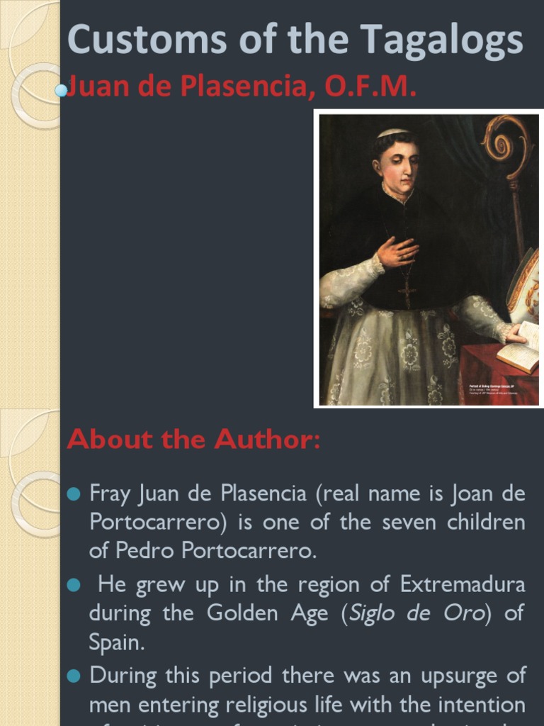 Customs of the Tagalogs by Plasencia | PDF | Philippines