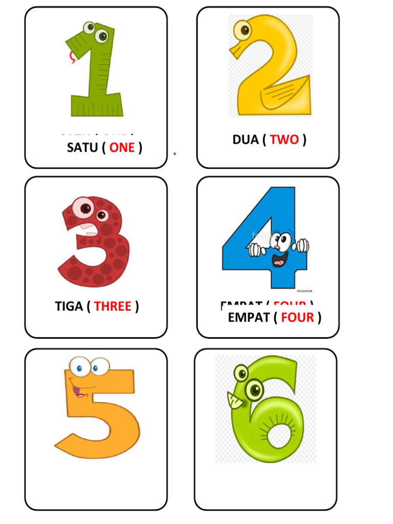 Flashcard Angka | PDF
