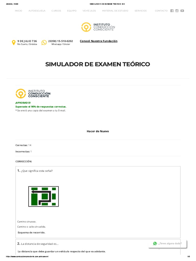 Simulador de Examen Teorico Icc-01 PDF | PDF
